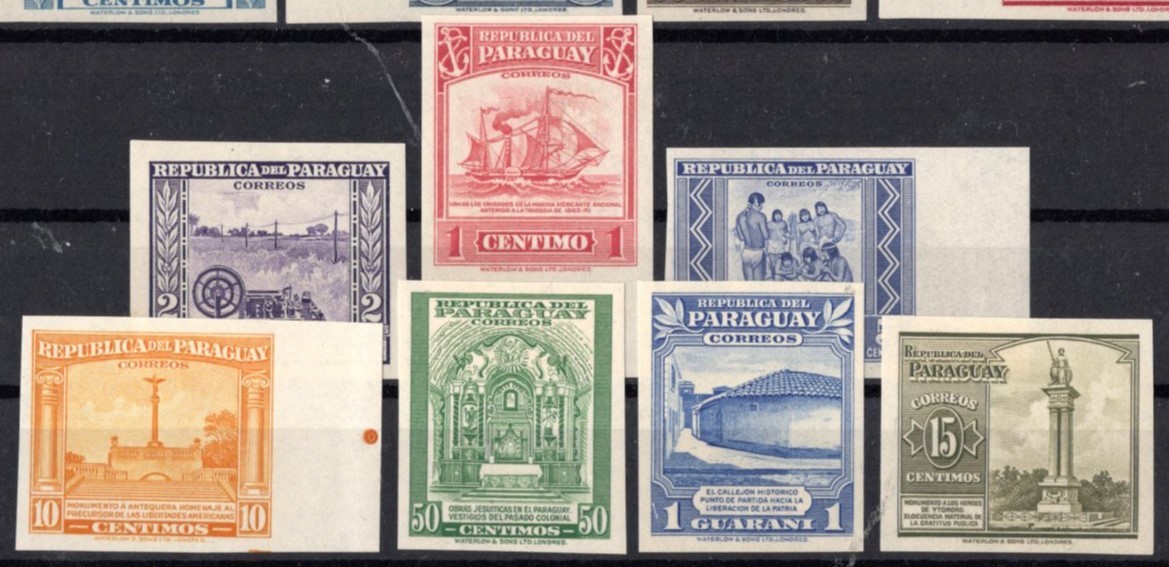 代購代標第一品牌－樂淘letao－ 237古いパラグアイ 1944-46年 風景等2セット 無目打ち ⑮