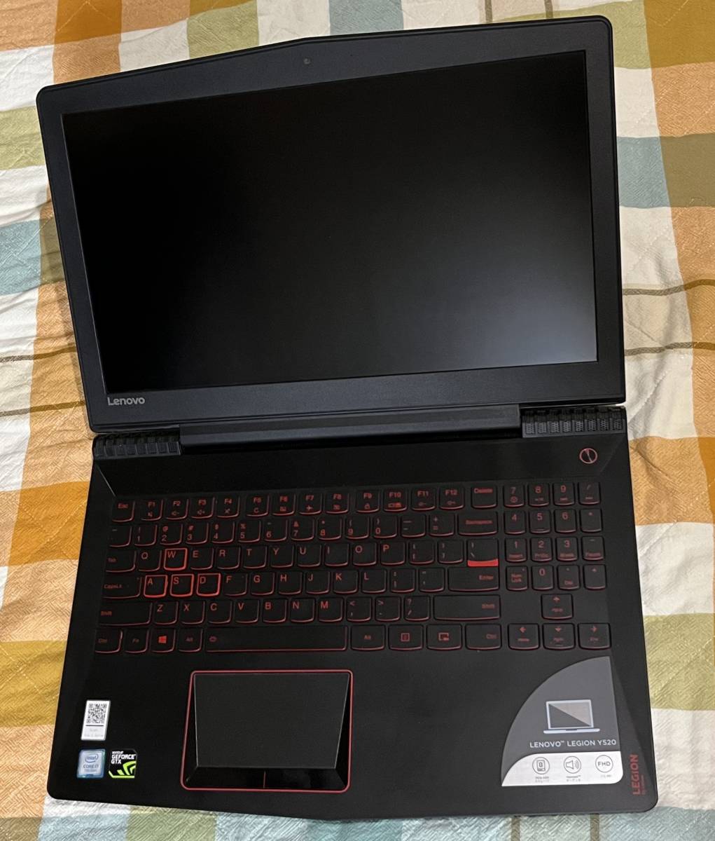 Yahoo!オークション - Lenovo Legion Y520 15IKBN GeForce GTX 1050Ti ...