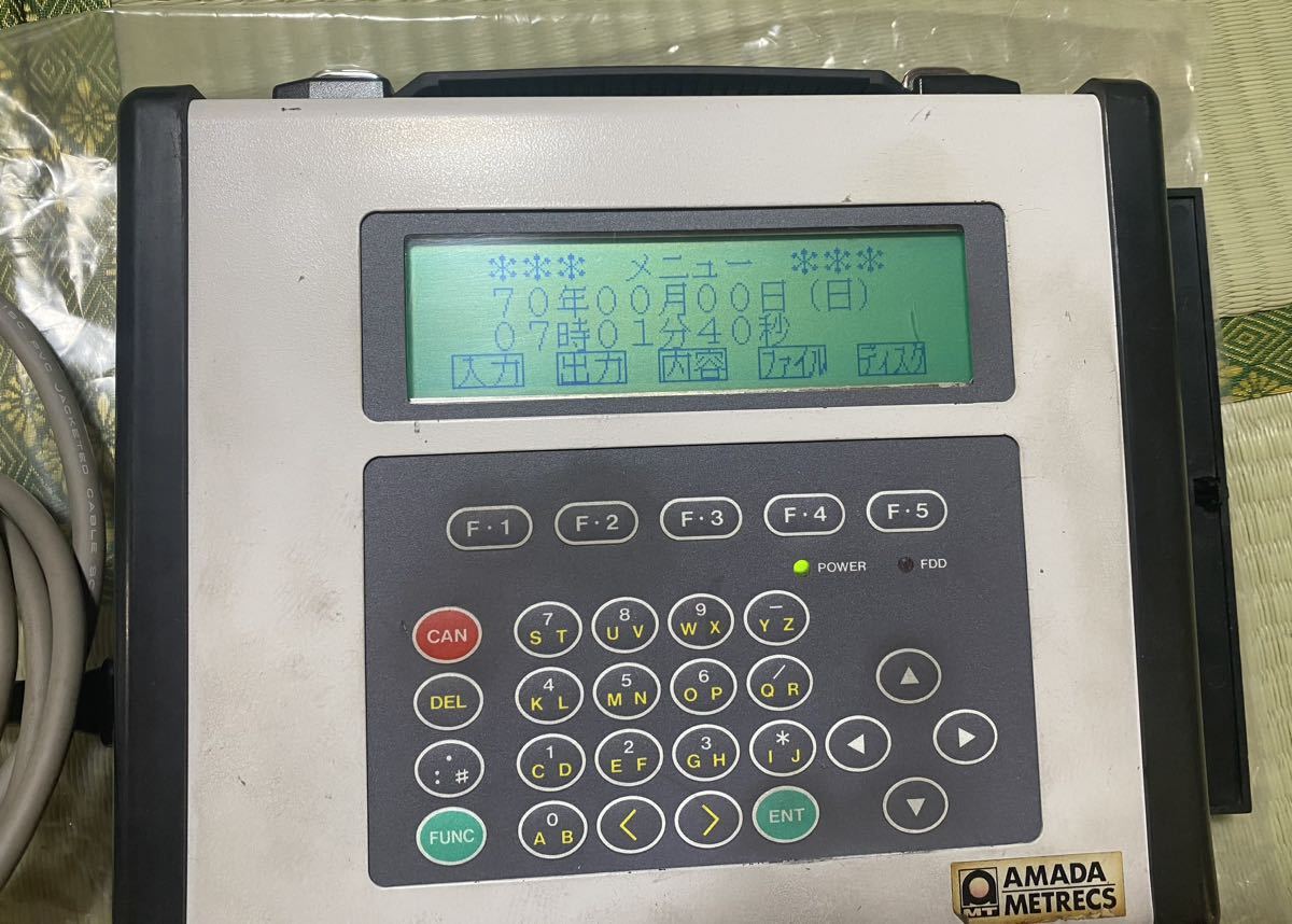 Yahoo!オークション - AMADA NCデータ外部入出力装置 アマAMC-15M ジャ...