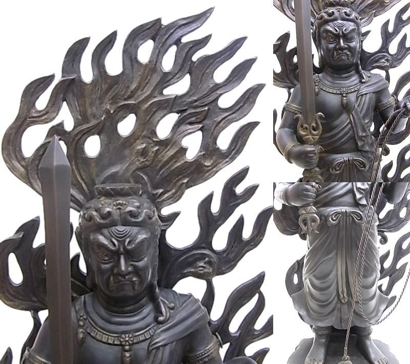 e10517 不動明王 銅像 旭峰/宗宏作 H98cm 約26kg(仏像)｜売買されたオークション情報、yahooの商品情報をアーカイブ公開 - オークファン（aucfan.com）