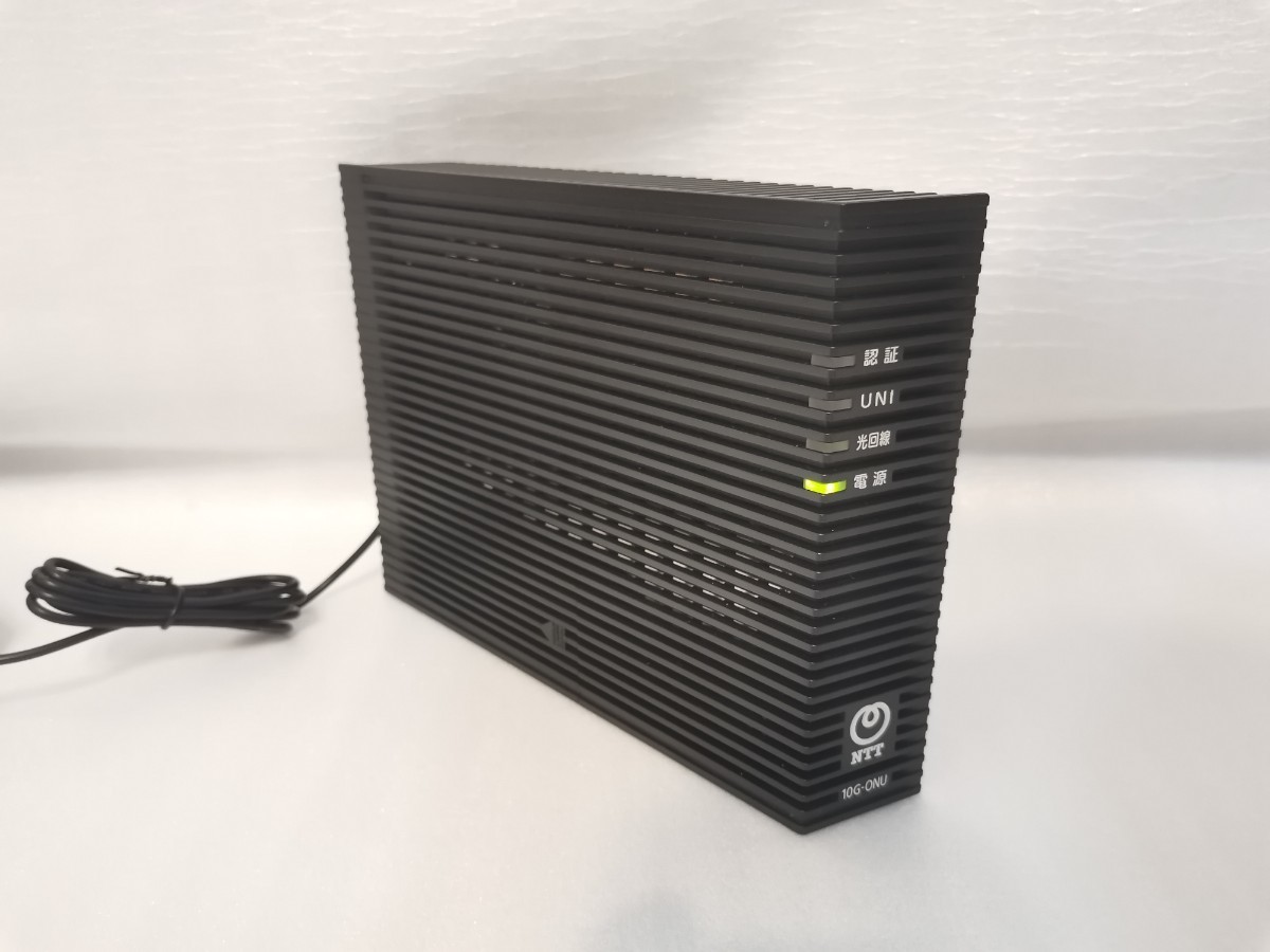 NTT フレッツ光 10G-EPON ONU 通電確認のみ 本体 電源 10G-ONU 2022年9月製造 光終端装置(ルーター)｜売買されたオークション情報、yahooの商品情報をアーカイブ ...