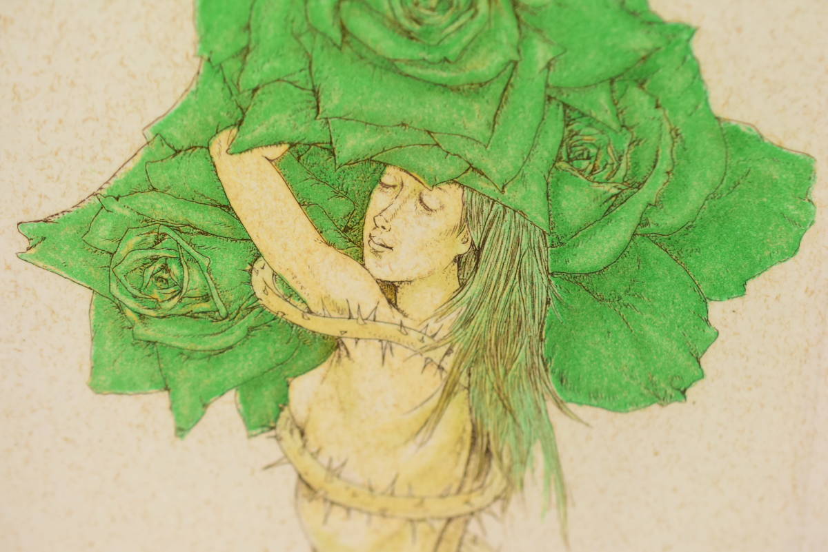 Yahoo!オークション - (MNo.690)【真作】大島哲以『薔薇刑』 4/30 銅版...