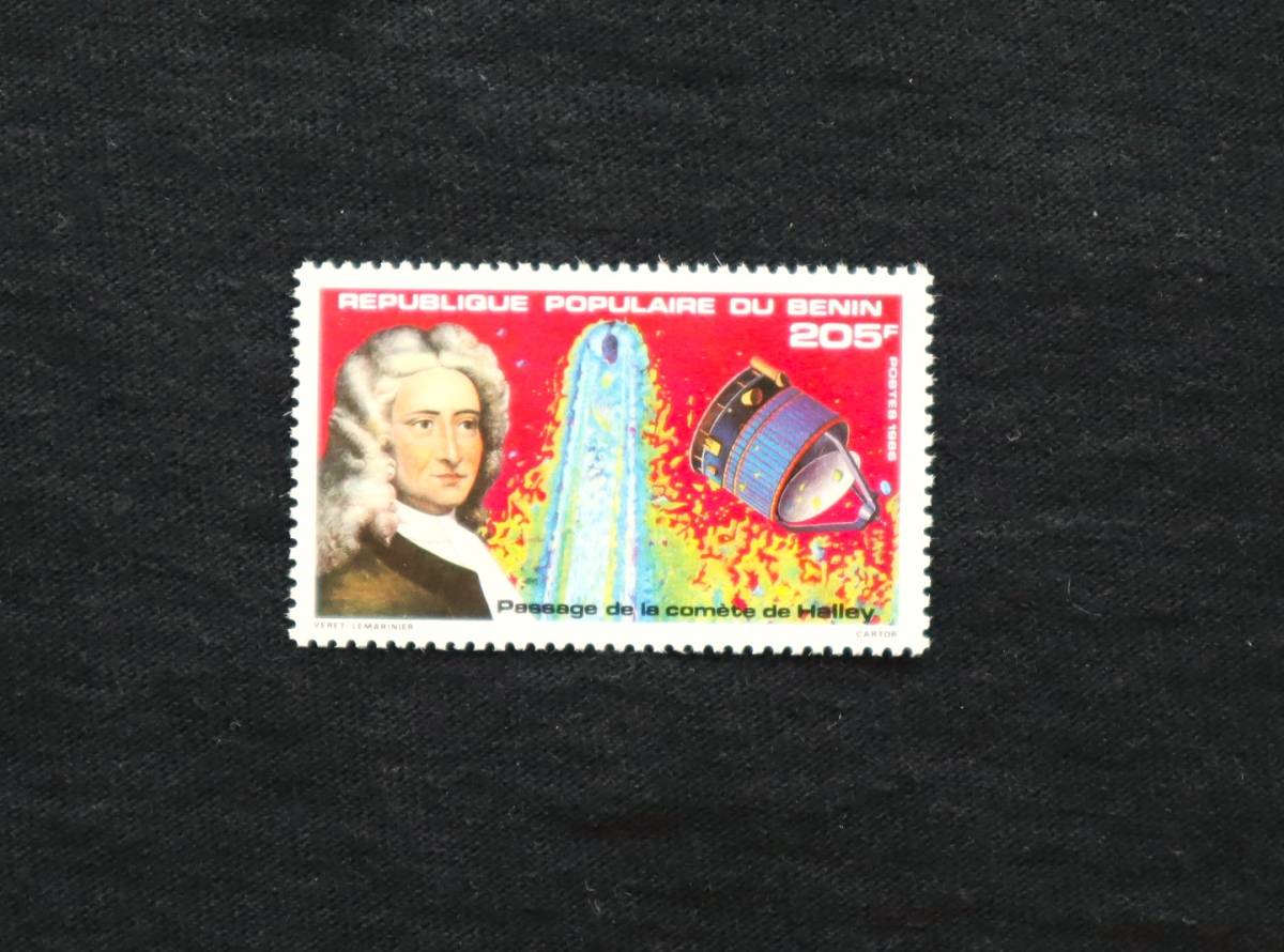Yahoo!オークション - A222 ベナン 1986 ハレー彗星 1種 単片切手1枚