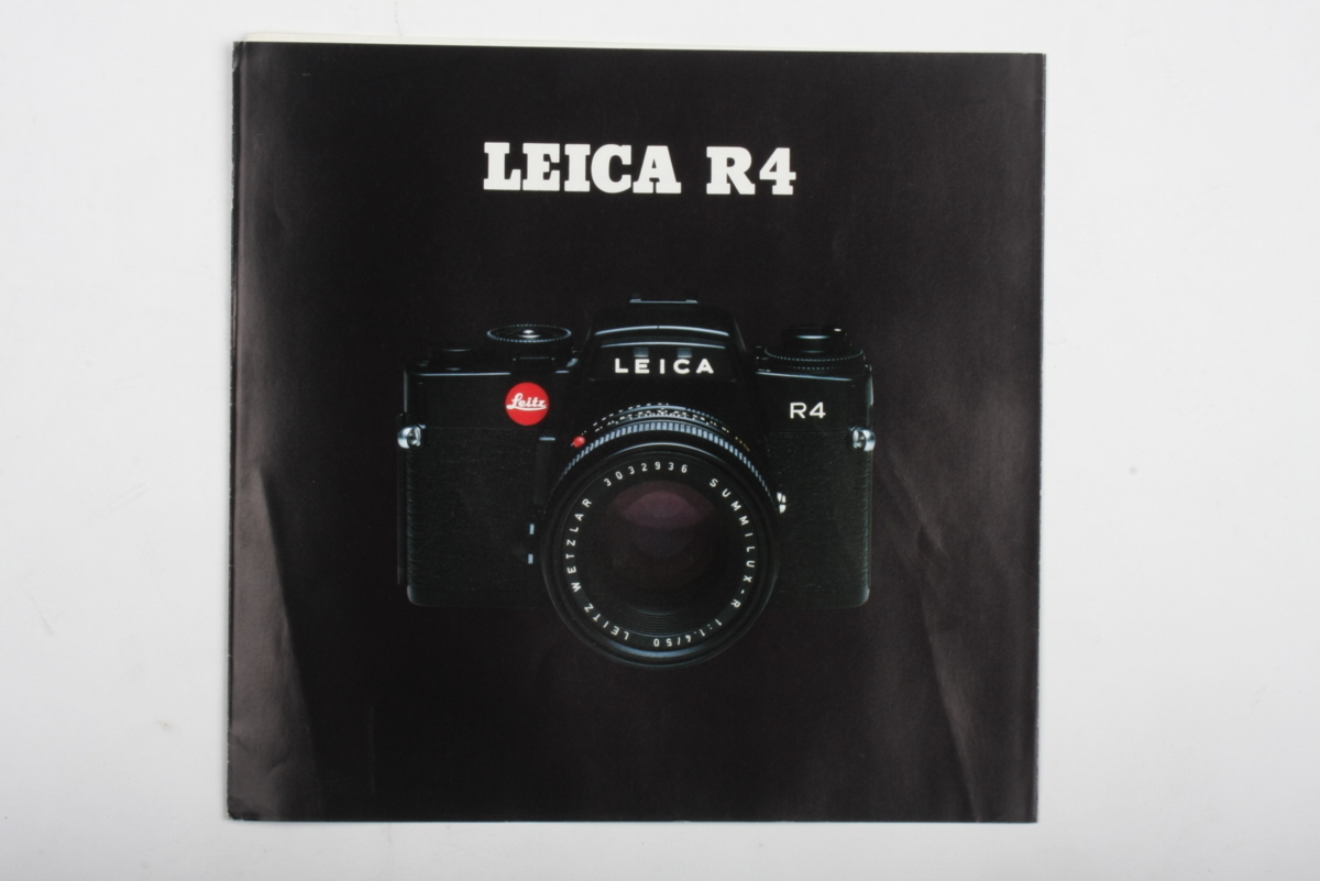 Yahoo!オークション - Leica ライカ catalog カタログ Leica R4 4651