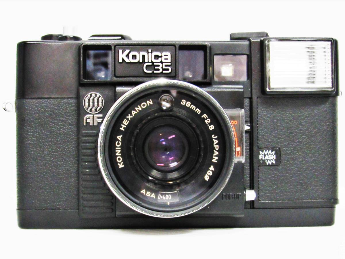 Konica コニカ C35 AF ブラック KONICA HEXANON 38mm F2.8 JAPAN 46Φ コンパクトカメラ フィルムカメラ kd(コンパクトカメラ)｜売買された ...