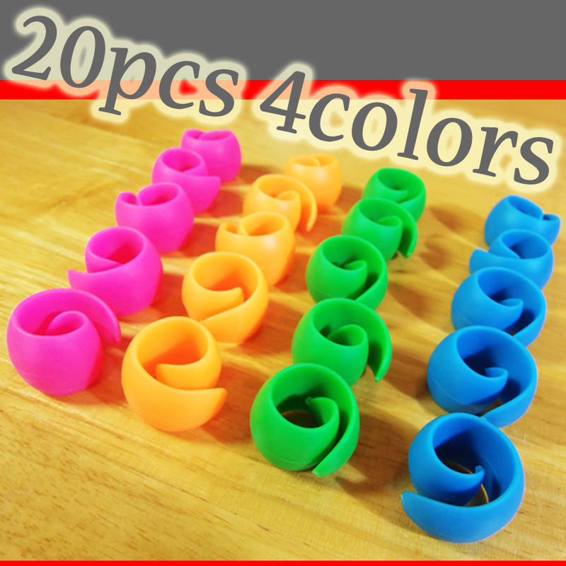 Yahoo!オークション - シリコン ボビンクリップ 20pcs 4Colors [タイイ...