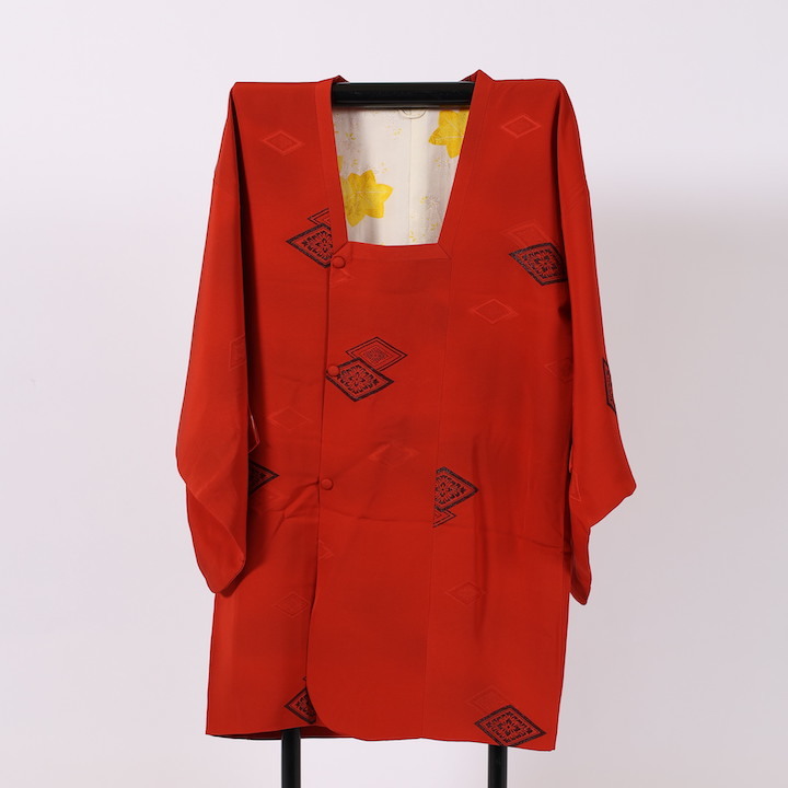 Yahoo!オークション - 道行コート 赤 /374