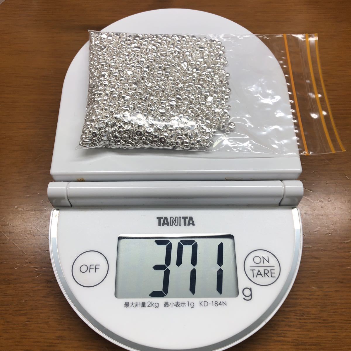 Yahoo!オークション - 純銀 約370g シルバー 素材 SV999 笹吹き Silver...