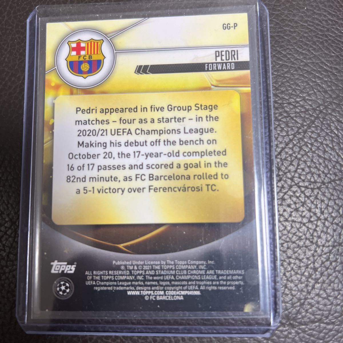 Yahoo!オークション - TOPPS PEDRI