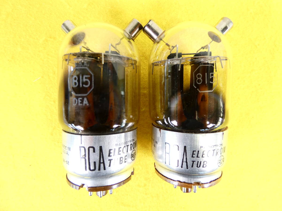 Yahoo!オークション - RCA 815 真空管2本セット 音響機器 オーディオ ...
