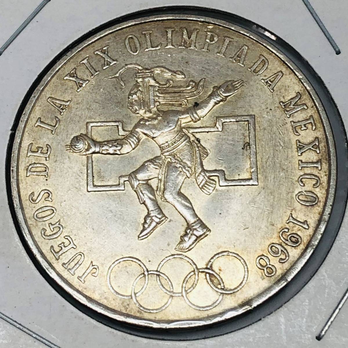 9.28 OD-A480 外国記念硬貨 メキシコオリンピック/1968年/25ペソ/旧貨幣/外国コイン/通貨/硬貨/記念硬貨/アンティークコイン/CG0 DA2(北アメリカ)｜売買された ...
