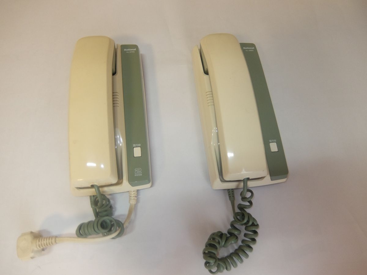 Panasonic National 玄関電話 電子チャイミー2形 VL-377G親機 Panasonic National 玄関電話 電子チャイミー2形 VL-377G親機
