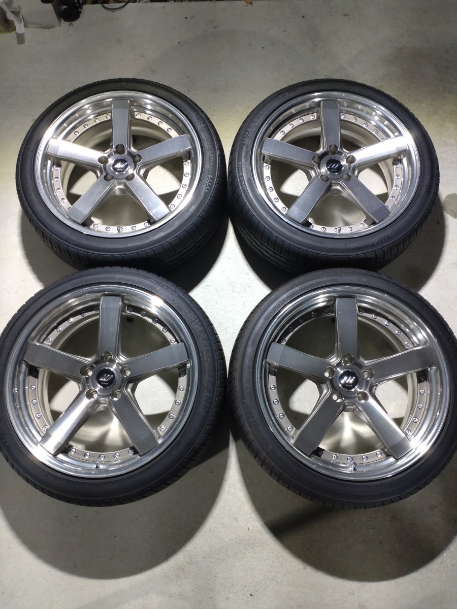 Yahoo!オークション - WORK ZEAST ワーク ジースト ST2 19×8J オフ32 ...