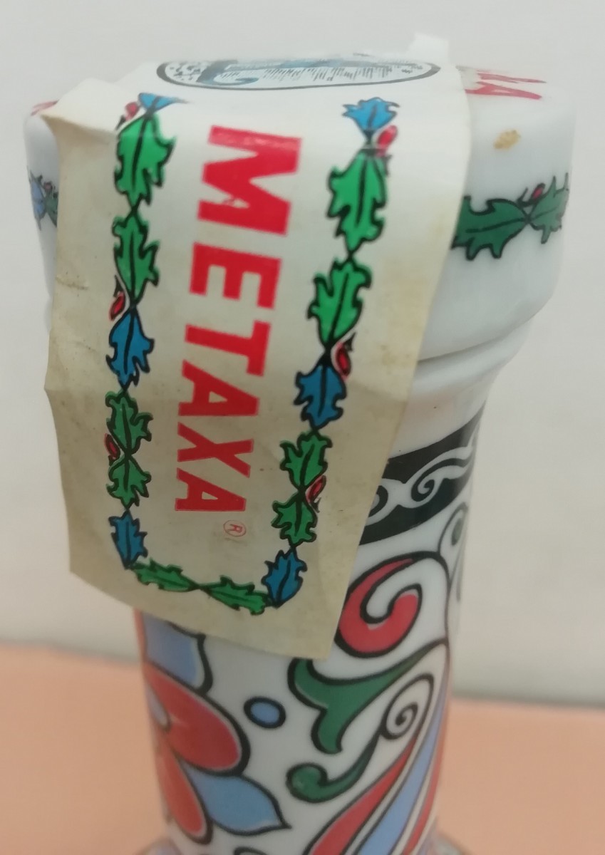 Yahoo!オークション - METAXA メタクサ 陶器ボトル 700ml 40% ブランデ...