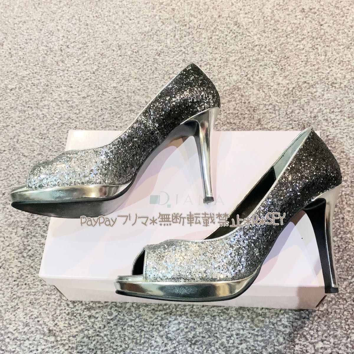 DIANA ダイアナ グラデーション パンプス キラキラ ラメ DIANA ダイアナ グラデーション パンプス キラキラ ラメ