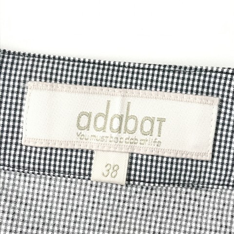 ADABAT アダバット インナー付きスカート チェック柄 ブラック系 38 240101040179 ゴルフウェア レディース(スカート)｜売買されたオークション情報、yahooの商品情報を ...