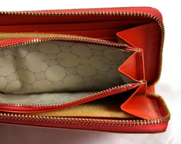 送料込み SOMES SADDLE ソメスサドル 長財布 オレンジ色 送料込み SOMES SADDLE ソメスサドル 長財布 オレンジ色