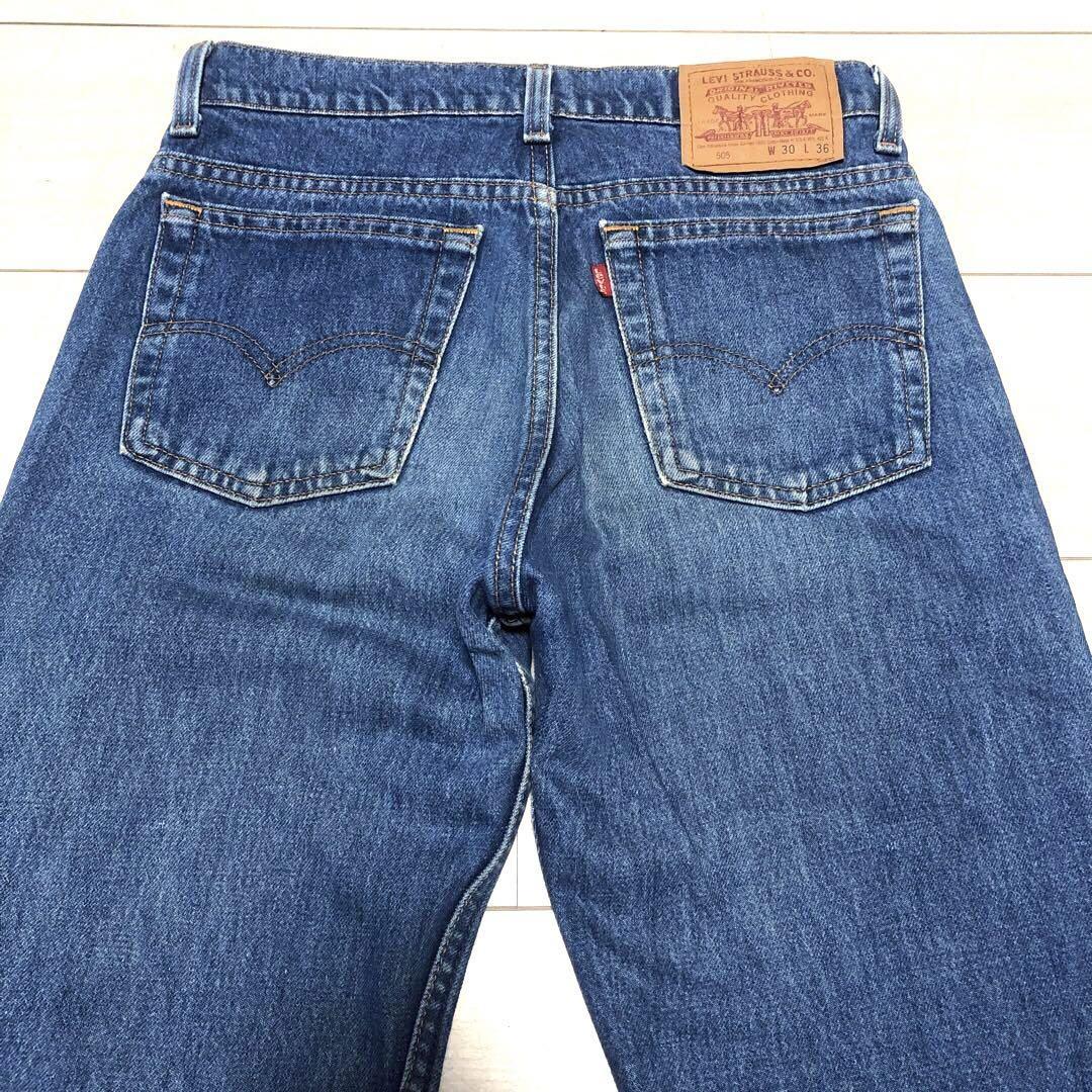 USA製 90s W30 リーバイス 赤文字 505 デニム ジーンズ ジーパン USA製 90s W30 リーバイス 赤文字 505 デニム ジーンズ ジーパン