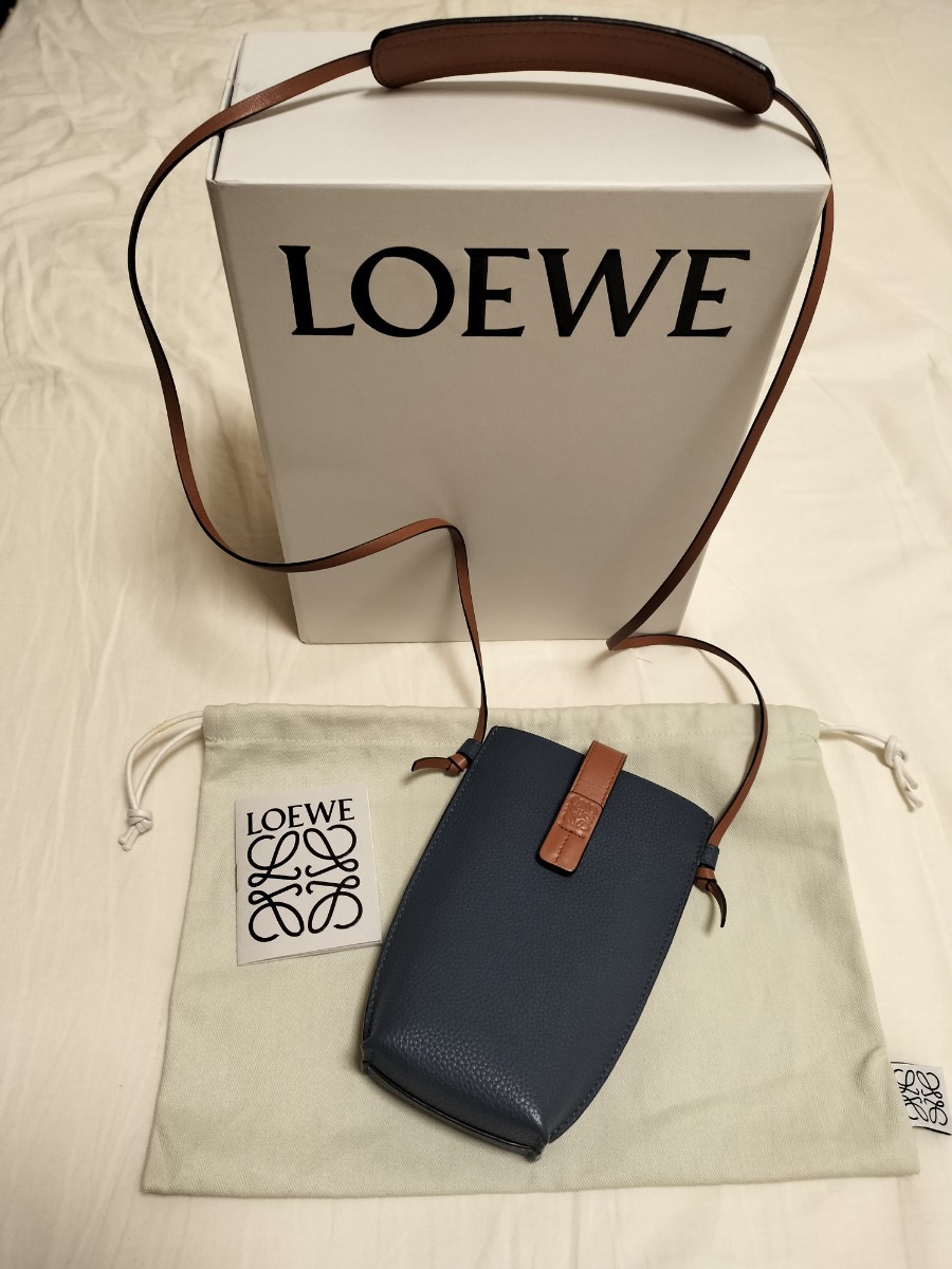 日本代購代標第一品牌【樂淘letao】－LOEWE ロエベ ポケット スマホ用ポシェット ミニ財布、小物用ポシェット