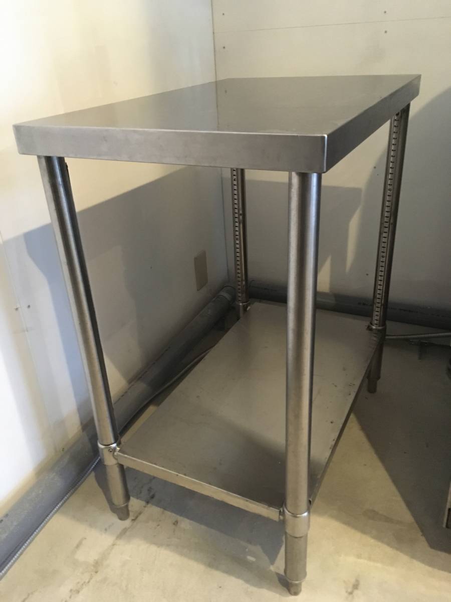 Yahoo!オークション - 作業台 W700×D450×H800 ステンレス スノコ付