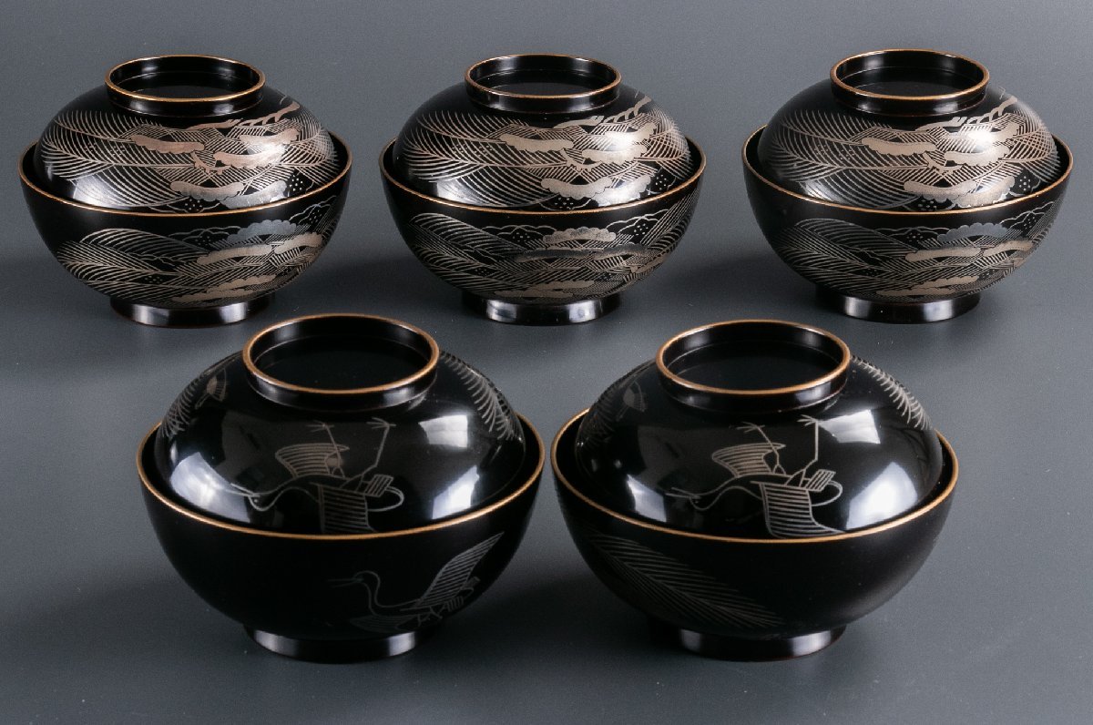 うつわ 泰山造 覚々斎好 煮物椀 五客 共箱 D52 5客セット 茶道具 漆芸 銀彩 蒔絵(椀)｜売買されたオークション情報、yahooの商品情報をアーカイブ公開 - オークファン ...