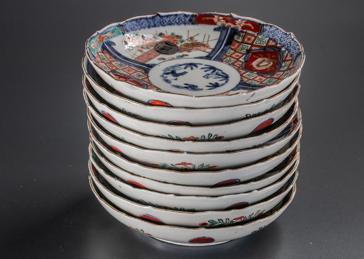 うつわ 古伊万里染錦松竹梅兎文中皿 径15.8cm 10客 明治時代 D118 10客組 骨董 古玩 日本料理 料亭 懐石(染錦)｜売買されたオークション情報、yahooの商品情報をアーカイブ ...