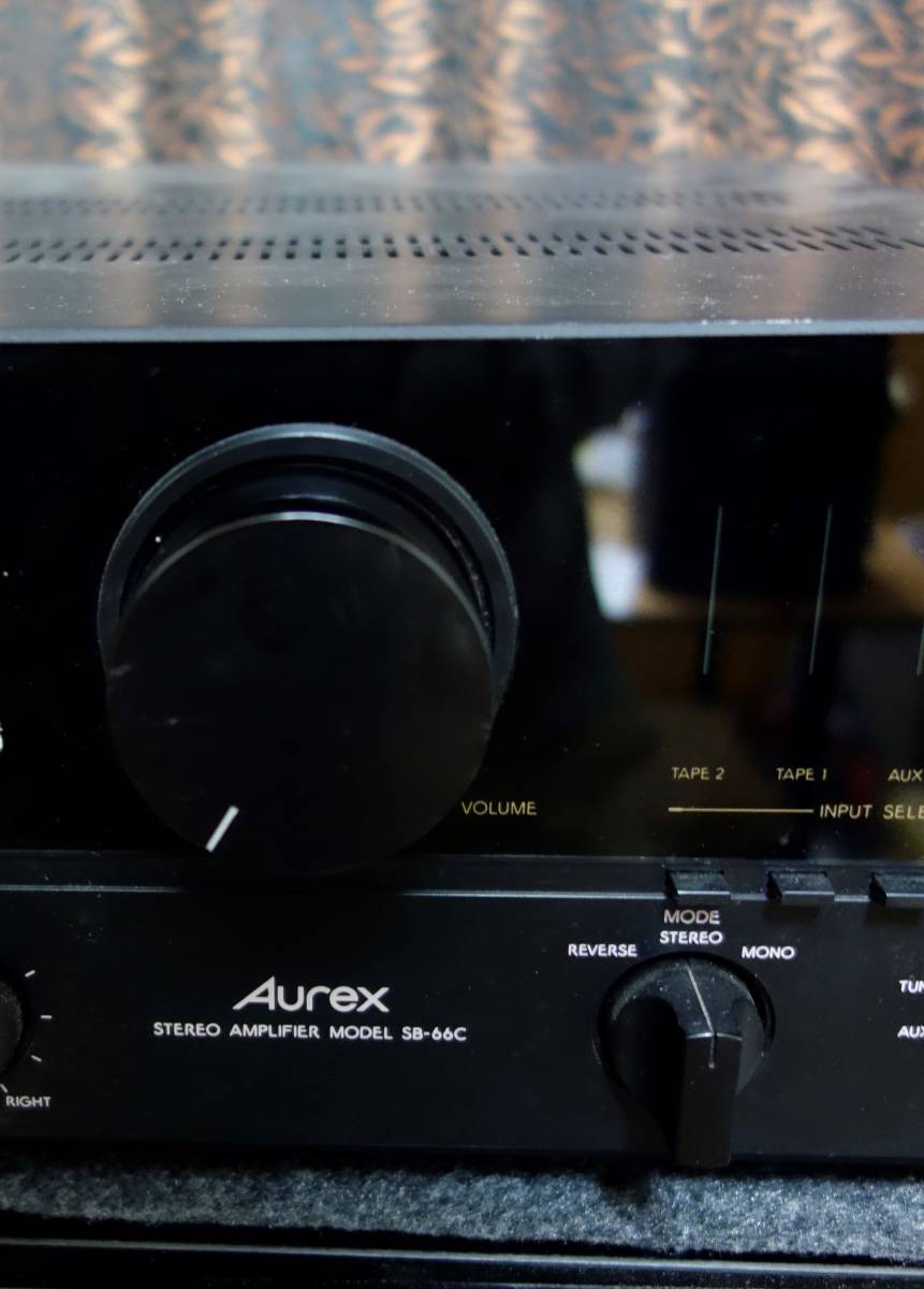 Yahoo!オークション - Aurex オーレックス プリメインアンプ SB-66C 美...