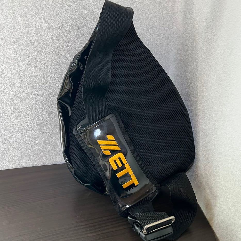 代購代標第一品牌－樂淘letao－SI ZETT ゼット ボディバッグ エナメル 黒 ブラック メンズ 男性 少年 野球 バッグ スポーツ 野球バッグ 肩掛け カバン シンプル