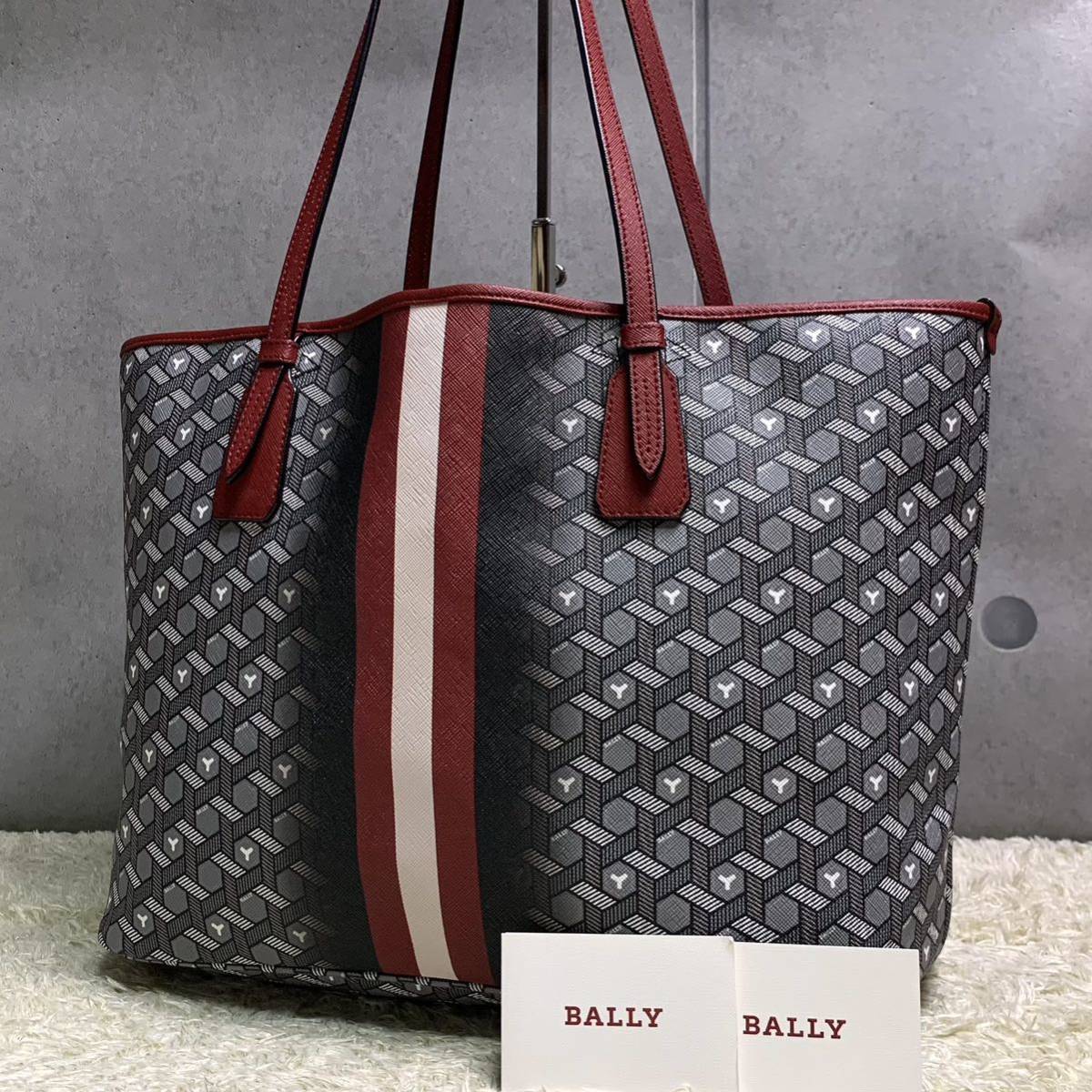 Yahoo!オークション - 1円 未使用展示品 BALLY バリー トートバッグ シ...