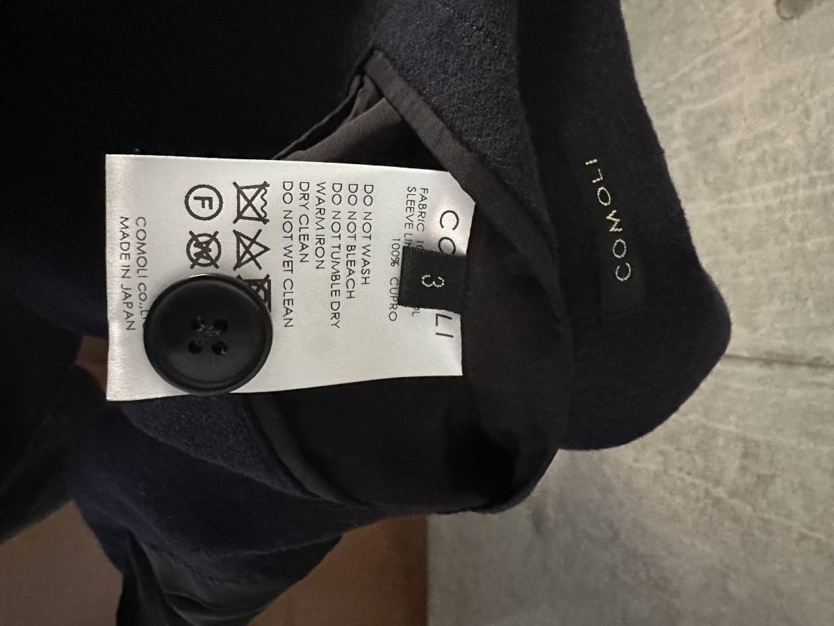 Yahoo!オークション - COMOLI 22AW｜リファインウール ダブルジャケッ...