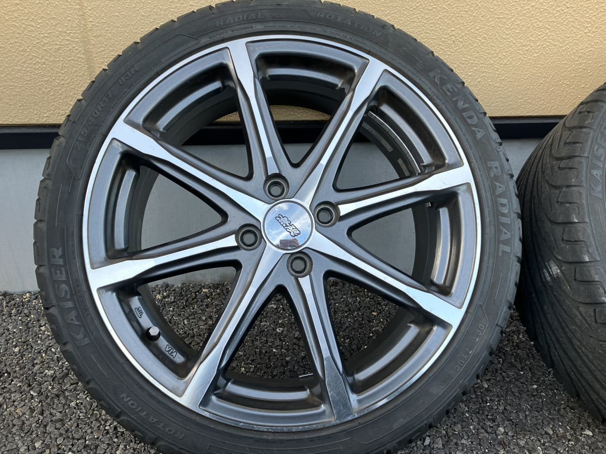 ホンダ フィット用無限 MUGEN MD8 17in 7J+55 PCD100 215/40R17 HONDA純正オプション GK5 GP5 フィットシャトル(社外品)｜売買されたオークション ...