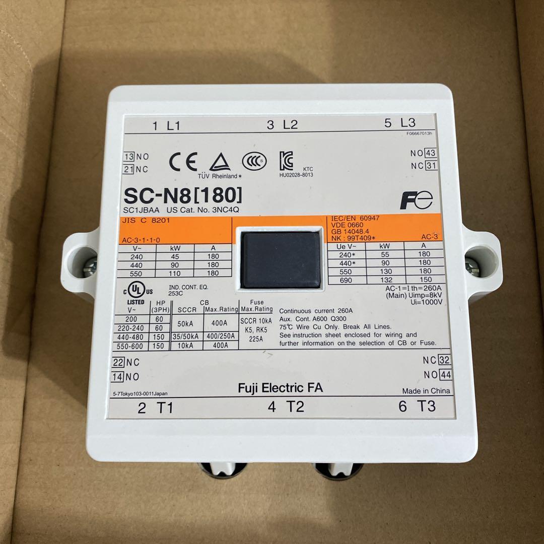 Yahoo!オークション - 富士電機 コイル 電磁接触器 SC-N8 50/60Hz AC10...