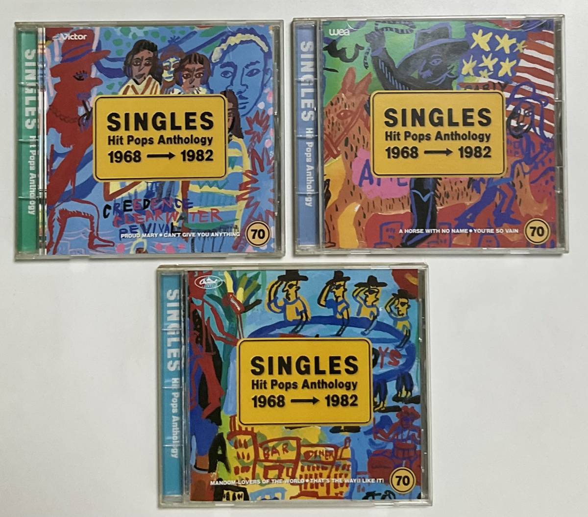 Yahoo!オークション - 60年代-80年代洋楽 CD3枚セット まとめて SINGLE...