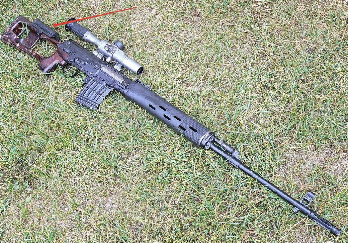 Yahoo!オークション - 実物 チークパット ドラグノフ狙撃銃用 SVD AK