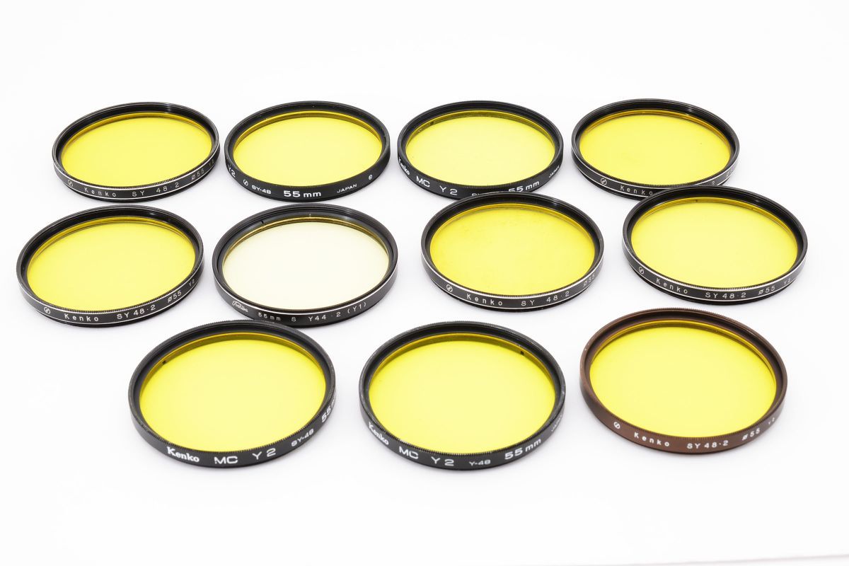 Yahoo!オークション - s2093 55mm ケンコー Kenko Y2 SY48・2 6枚 MC Y...