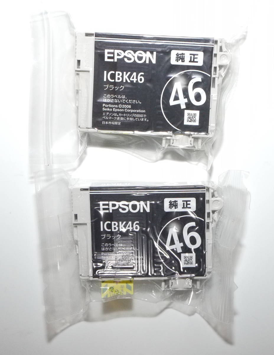 Yahoo!オークション - エプソン純正 ICBK46 合計2個 新品未使用品