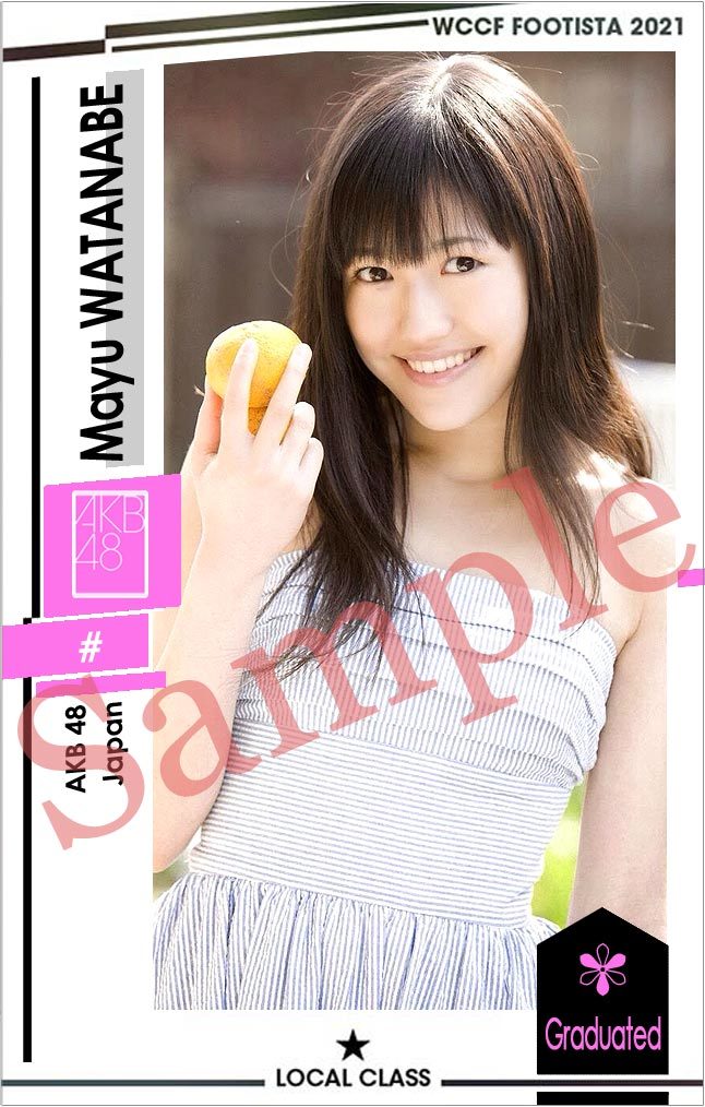 Yahoo!オークション - WCCF1枚＋FOOTISTA AKB 渡辺麻友 2枚セット