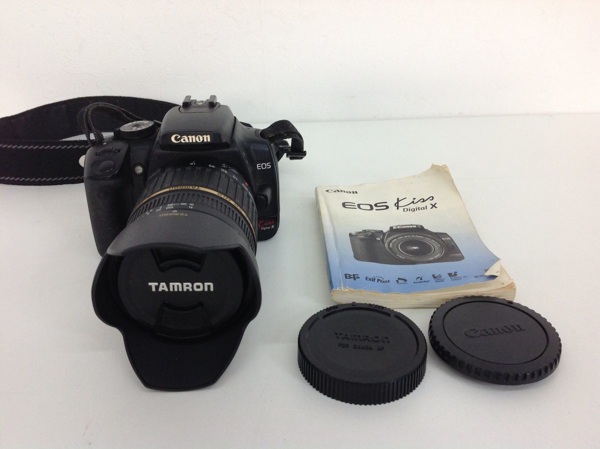 Yahoo!オークション - 営MN060-60 Canon EOS kiss Digital X TAMRON A...