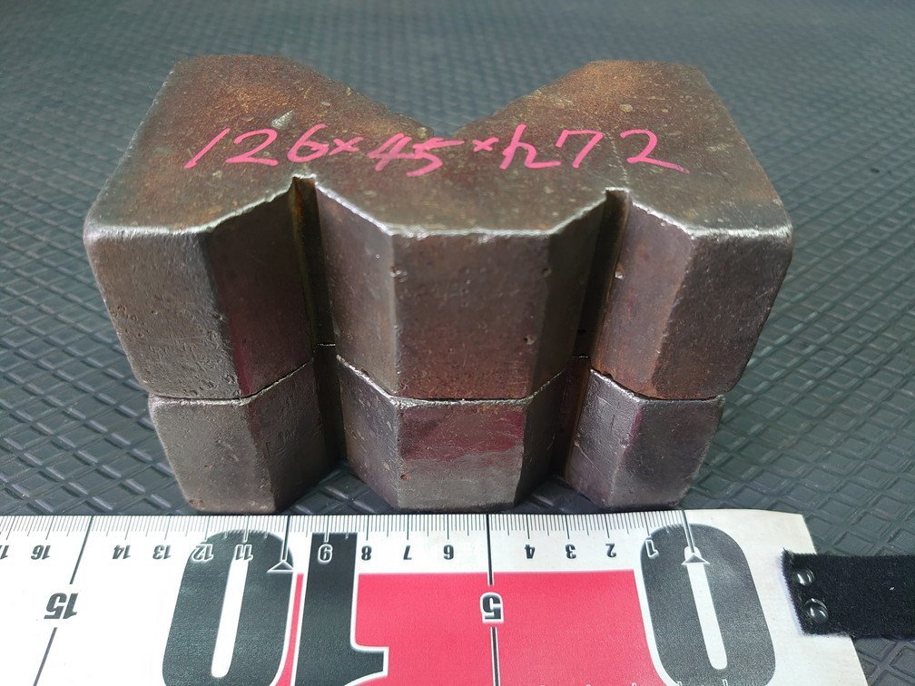 Yahoo!オークション - 126x45x高さ72mm Vブロック 組品 V型ブロッ...