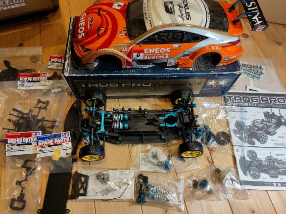 Yahoo!オークション - タミヤ TA-06 PROシャーシ オプション多数 中古