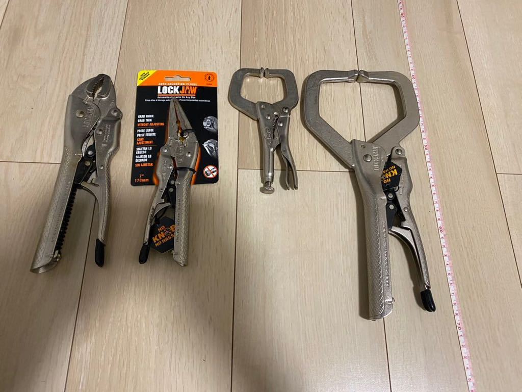 VISEGRIP LOCKJAWバイスプライヤー ロッキングプライヤー 4本セット(バイス、クランプ)｜売買されたオークション情報、yahooの商品情報をアーカイブ公開 - オークファン ...