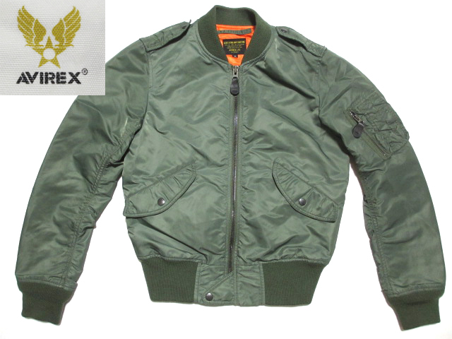 AVIREXアビレックス L-2B フライトジャケット M メンズ アメカジ セージグリーン ミニタリー 男性 ジャンパー 定価21 780円 良品キレイ(Mサイズ)｜売買されたオークション ...