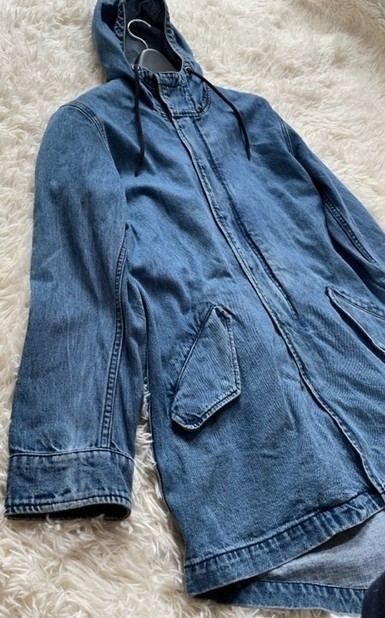 LEVI'S】☆希少☆リーバイス デニムモッズコート インディゴ M LEVI'S】☆希少☆リーバイス デニムモッズコート インディゴ M