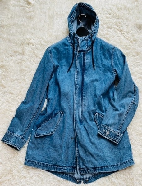 LEVI'S】☆希少☆リーバイス デニムモッズコート インディゴ M LEVI'S】☆希少☆リーバイス デニムモッズコート インディゴ M