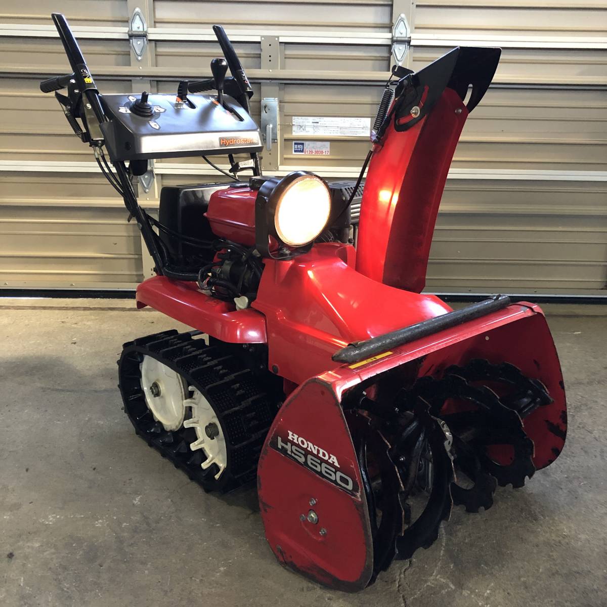 Yahoo!オークション - S1016 動作OK ホンダ 除雪機 HS660 一部配送無料...