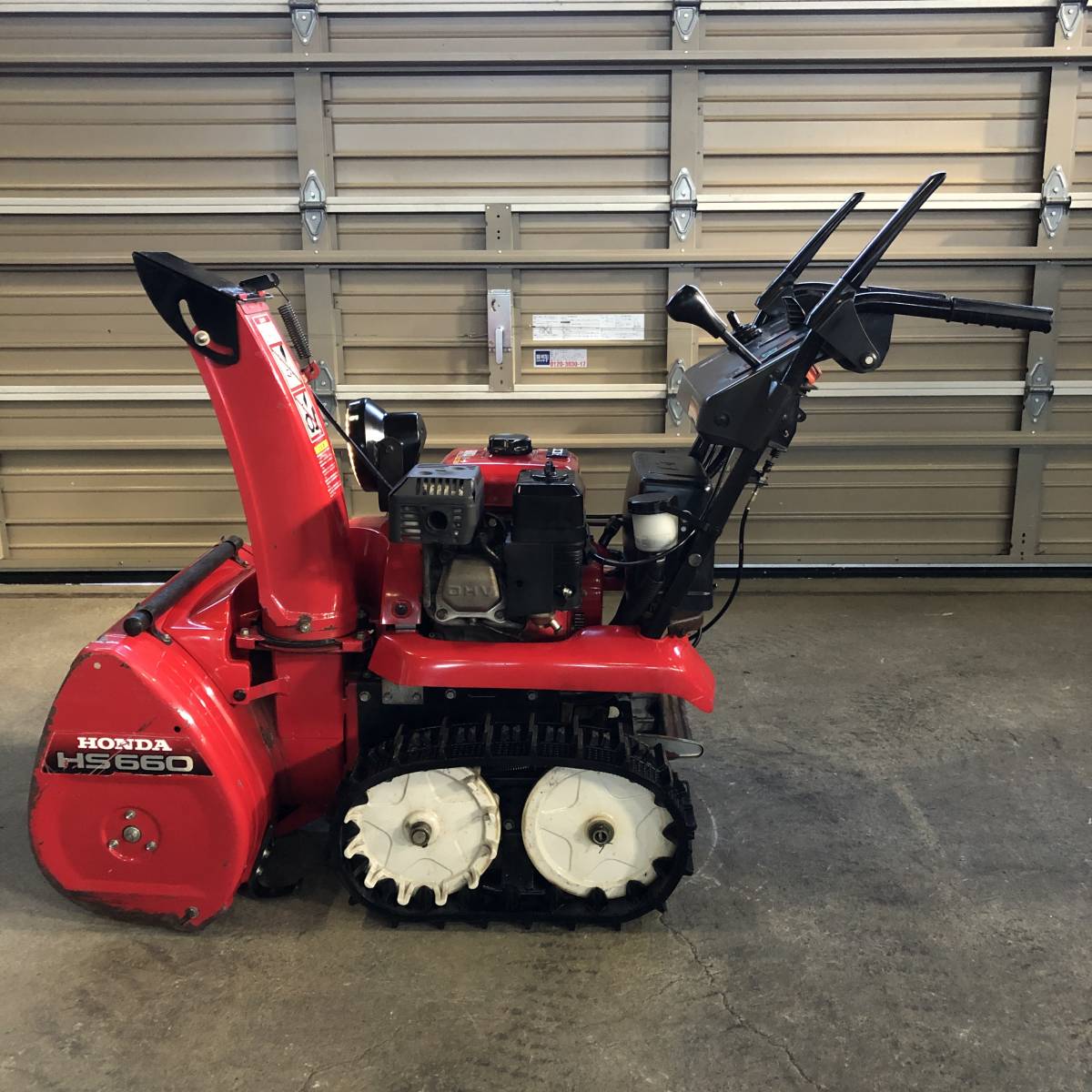 Yahoo!オークション - S1016 動作OK ホンダ 除雪機 HS660 一部配送無料...