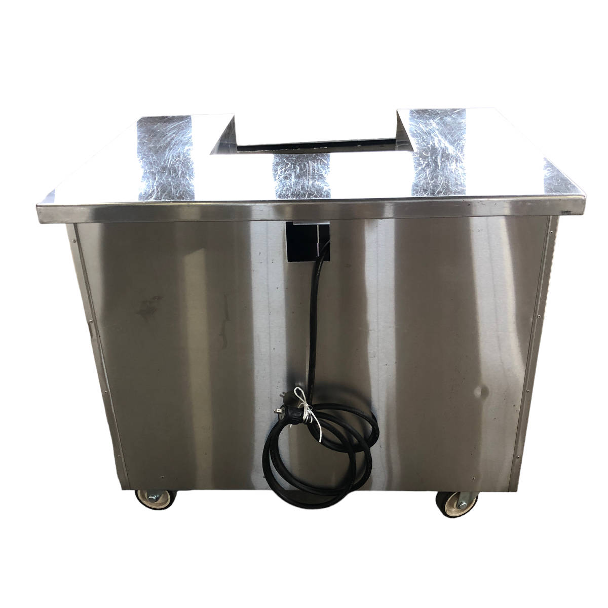 Yahoo!オークション - A323 ステンレス製 コンロ台 キャスター付 業務...