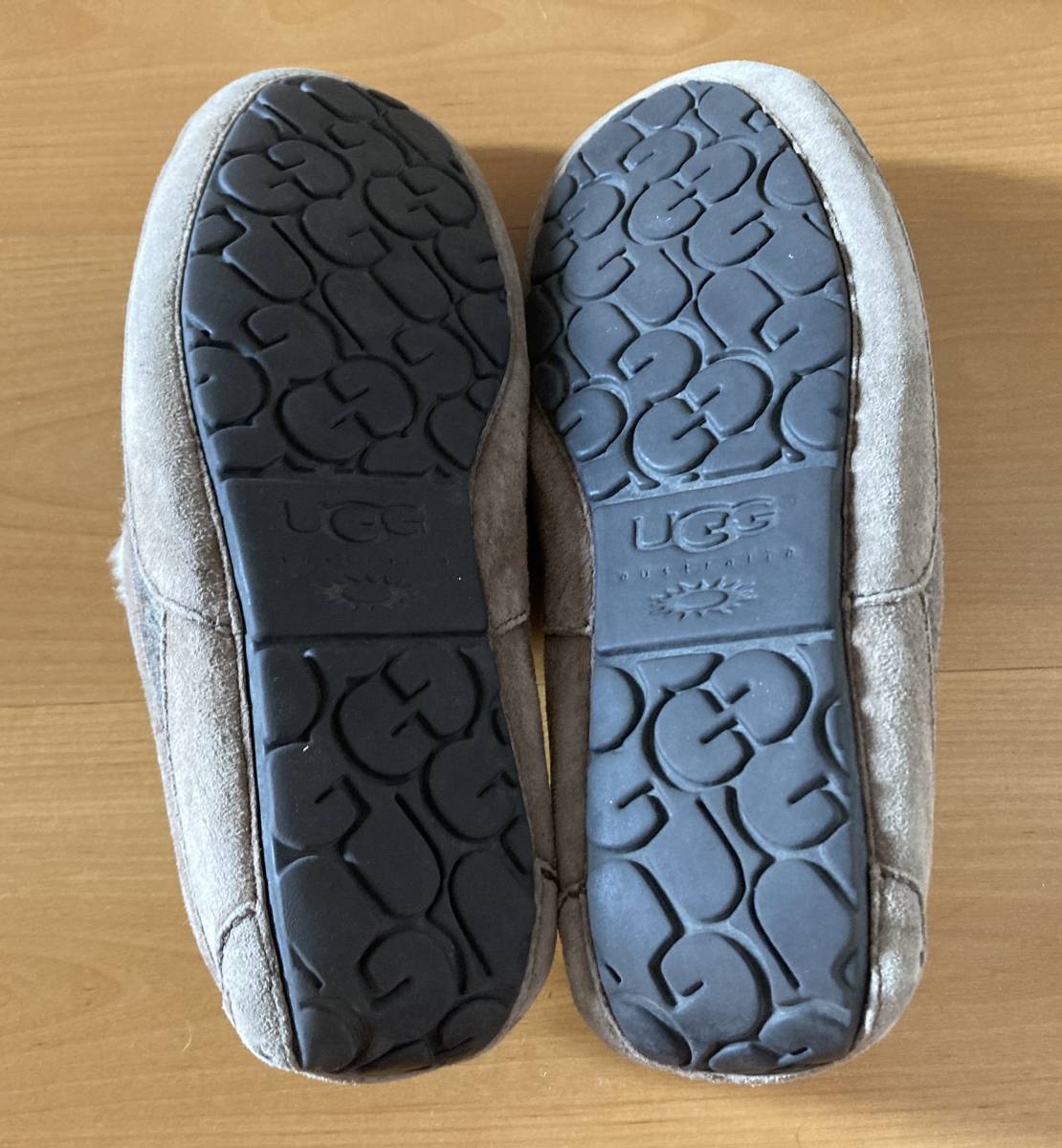 Yahoo!オークション - UGG アグ ツイードスリッポン ローファー 27cm ...