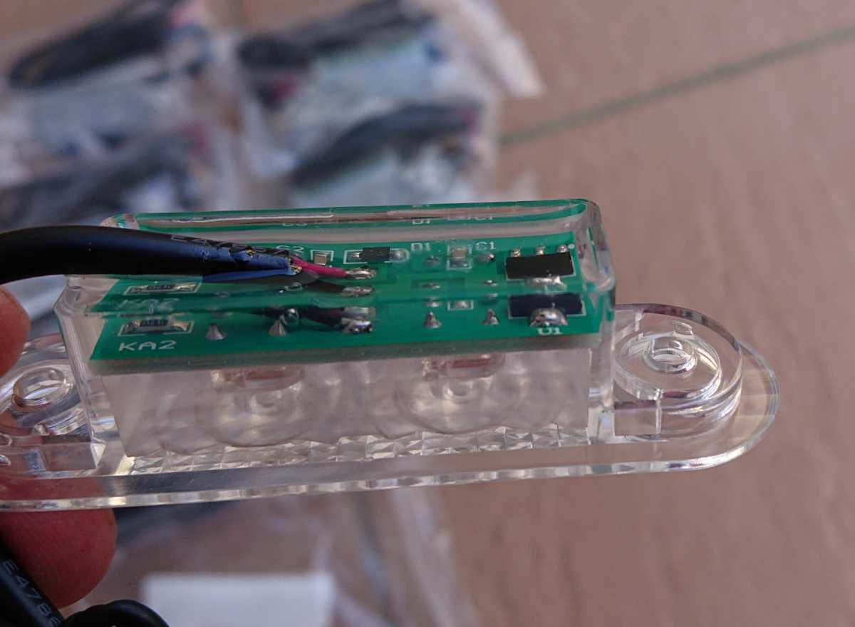 Yahoo!オークション - 埋込マーカー2led ホワイト アンダーパイプ EURO...