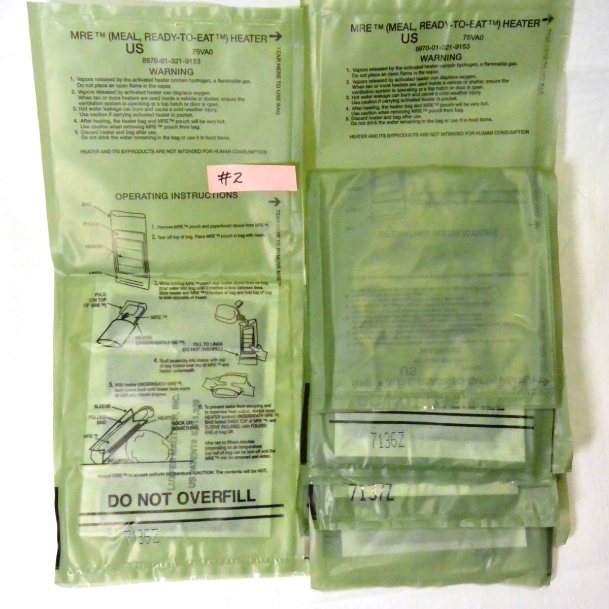 米軍 MRE レーション ヒーター ジップ袋 スプーン アクセサリーパック 詰合せ #2(その他)｜売買されたオークション情報、yahooの商品情報をアーカイブ公開 - オークファン ...